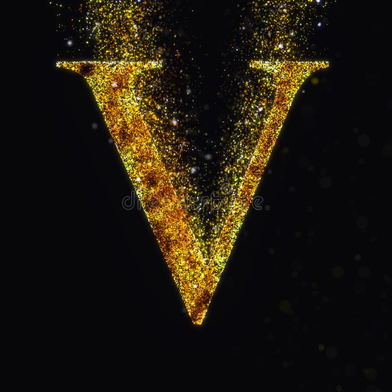 Gold Letter V Stock Illustrations – 3,579 Gold Letter V Stock ...