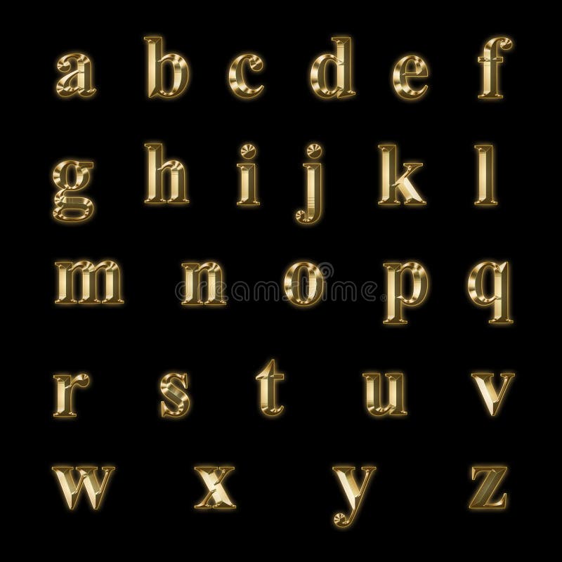 Gold letters stock illustration. Illustration of shiny - 31587245