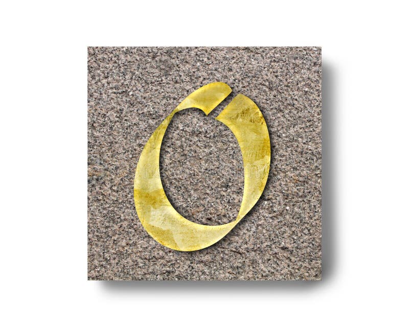 Gold number zero stock image. Image of fashion, letter - 126239745