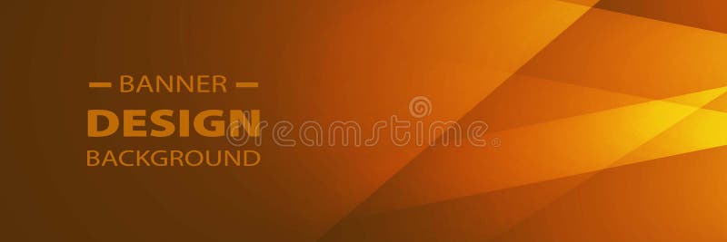 Gold Light Abstract Banner Background Design Stock Vector ...