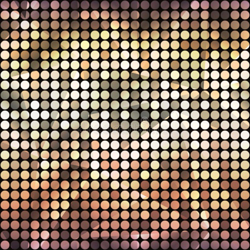 Gold light points pattern stock vector. Illustration of seamless ...
