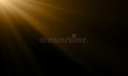Gold Light Ray Sun Beam Vector Background. Abstract Gold Light Flash ...
