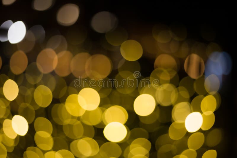 Gold Lights for Backgrounds Stock Image - Image of black, abstract ...