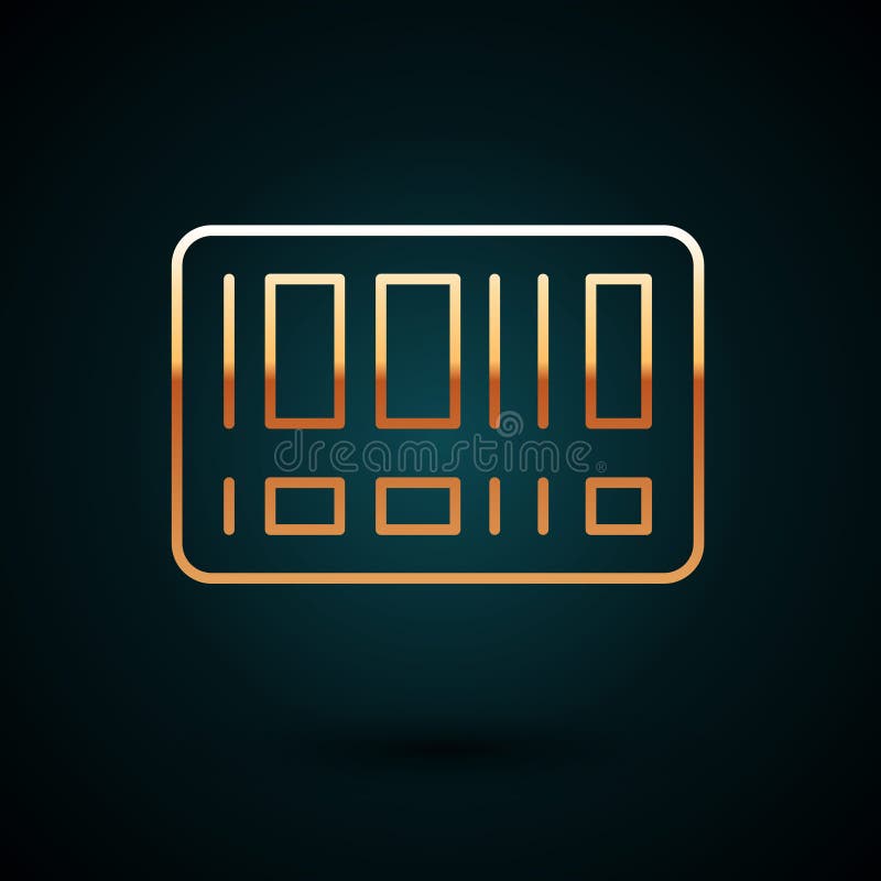 Gold Barcode Stock Illustrations – 447 Gold Barcode Stock Illustrations ...