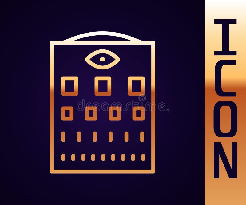 Glasses Vision Testing Icon Stock Illustrations – 258 Glasses Vision ...