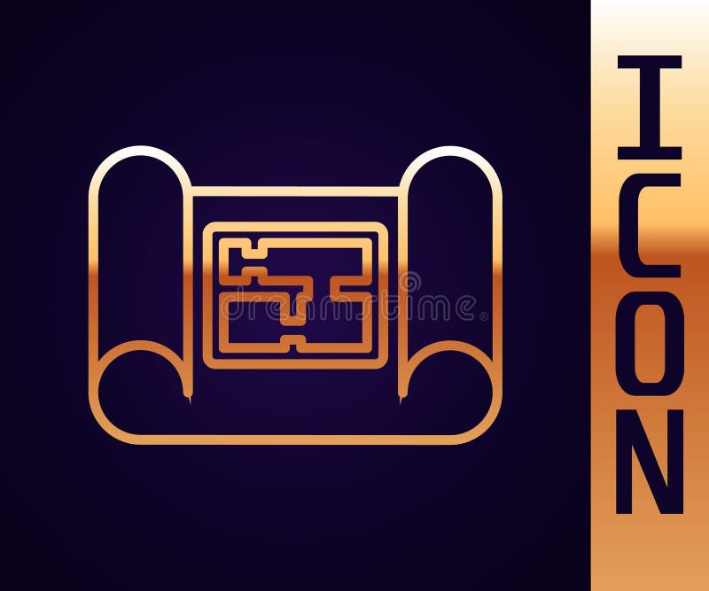 Gold Line House Stock Illustrations – 8,505 Gold Line House Stock ...