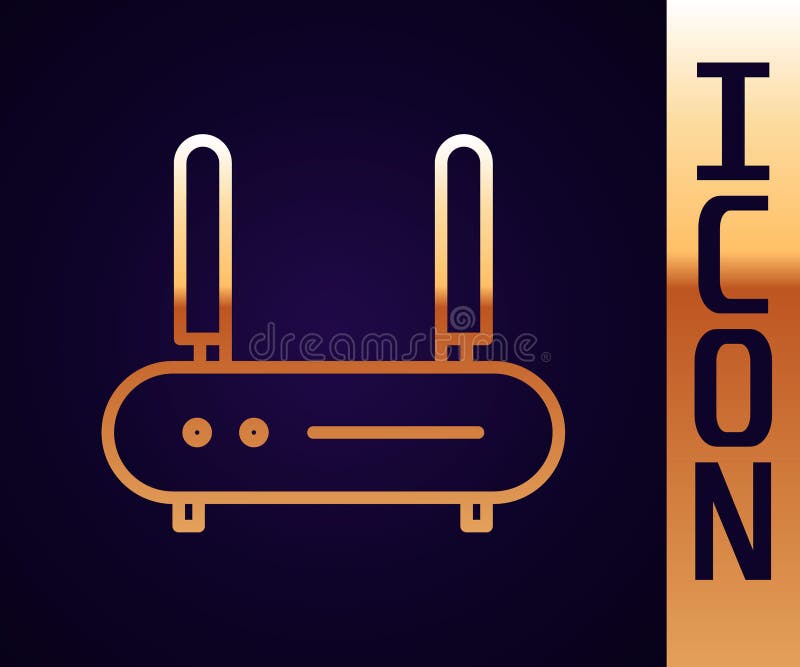 Black Wi Fi Router Icon Stock Illustrations – 2,774 Black Wi Fi Router ...