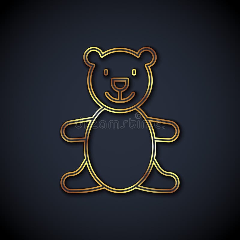 Teddy Bear Gold Stock Illustrations – 468 Teddy Bear Gold Stock ...