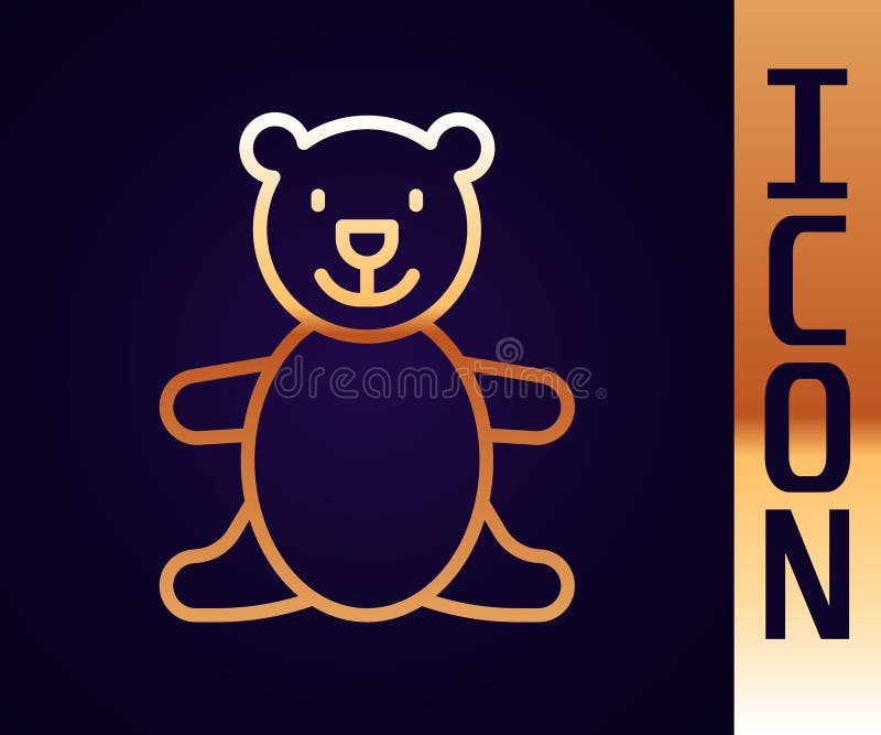 Teddy Bear Gold Stock Illustrations – 589 Teddy Bear Gold Stock ...