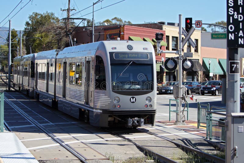Gold Line Train in Los Angeles County Editorial Photo - Image of ...