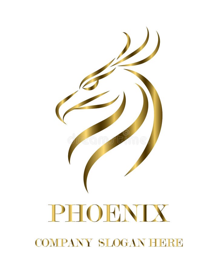 Gold Phoenix Logo Stock Illustrations – 1,562 Gold Phoenix Logo Stock ...