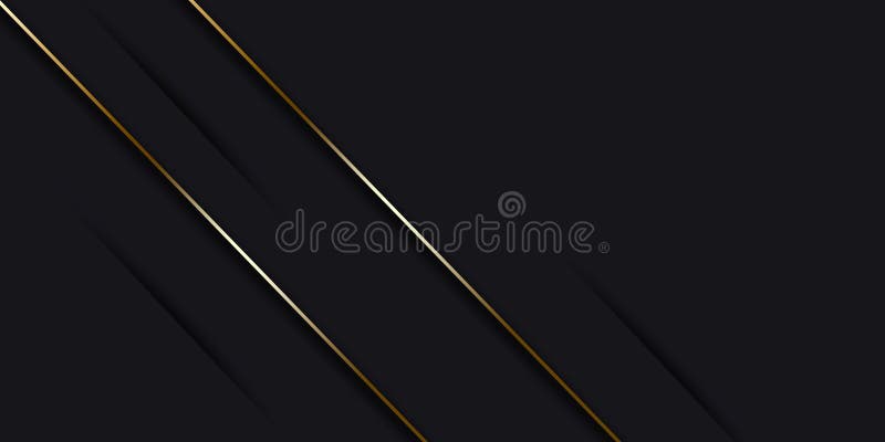 Gold Lines on Black Texture Background Stock Illustration ...