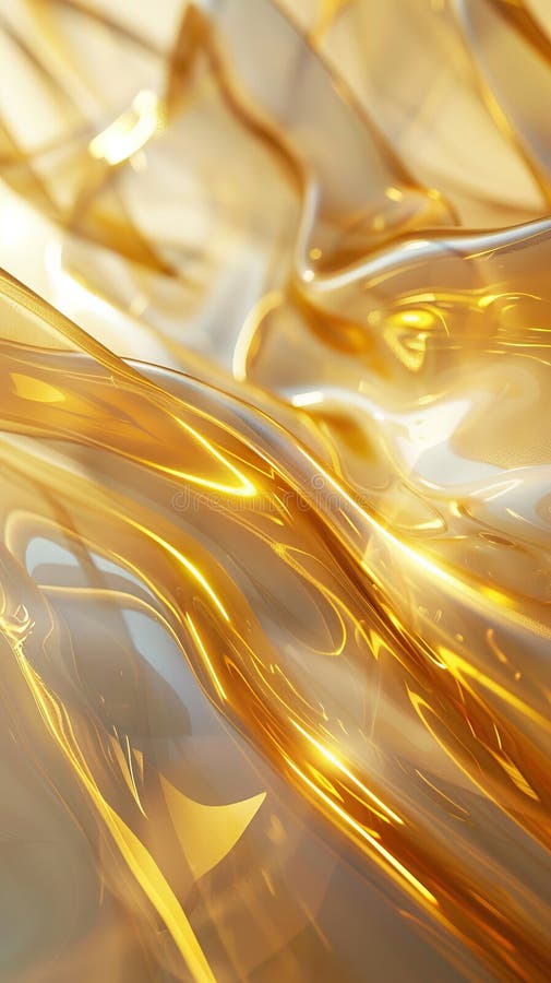 Gold Liquid Texture Seamless Pattern Generative AI Stock Photo - Image ...