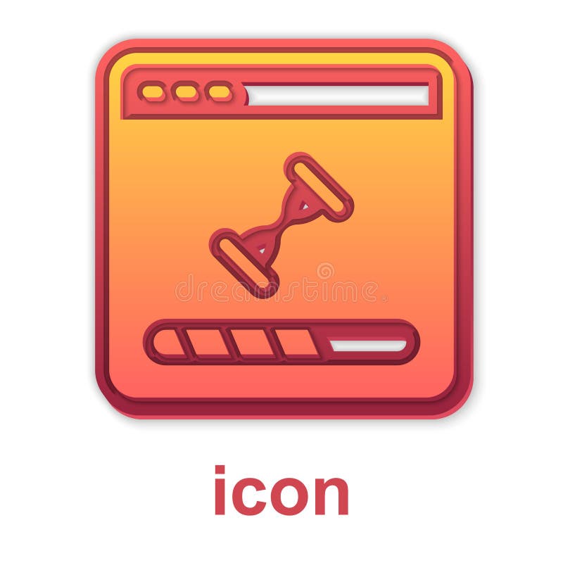 Loading Data Window Progress Bar on Screen Computer. Classic Operating System User. Update ...