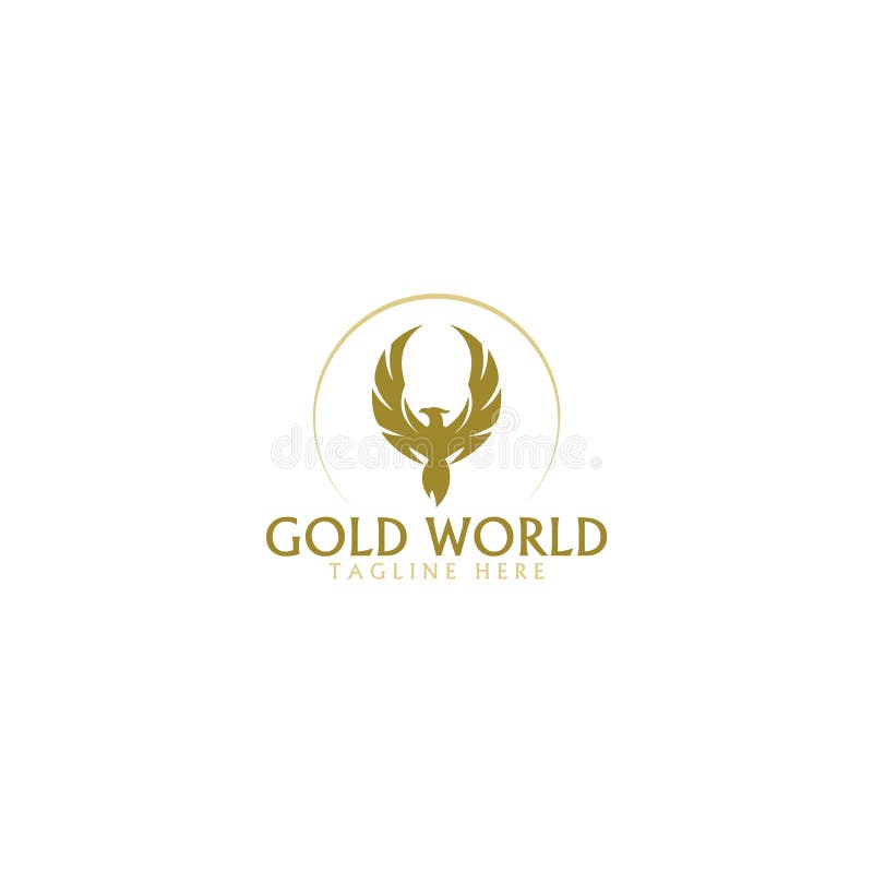 Gold Phoenix Logo Stock Illustrations – 1,447 Gold Phoenix Logo Stock ...