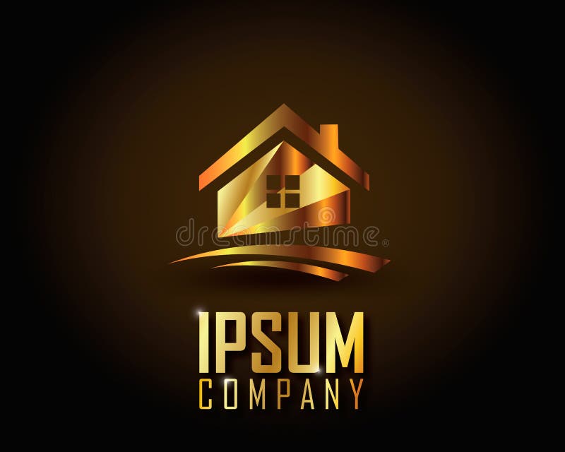 Gold Logo Vector stock abbildung. Illustration von hintergrund - 83118754