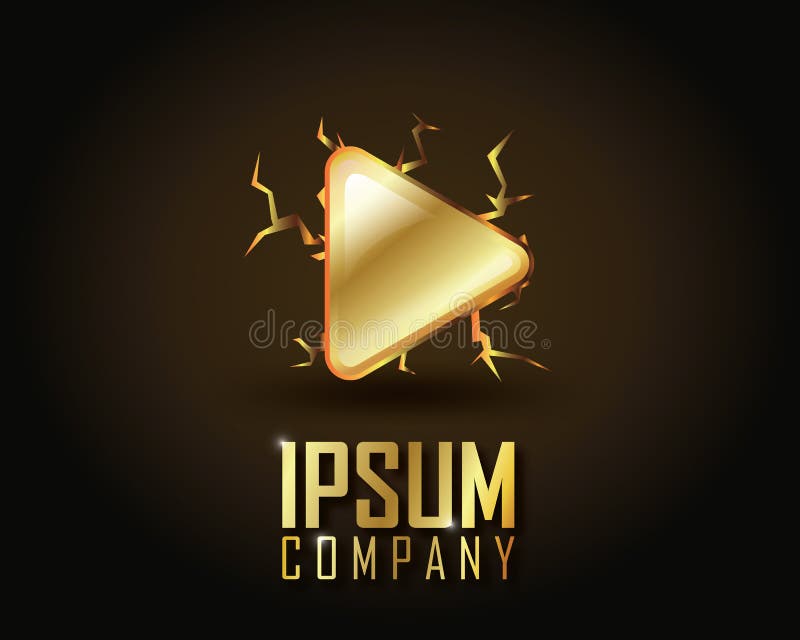 Gold Logo Vector stock vector. Illustration of typography - 83114356