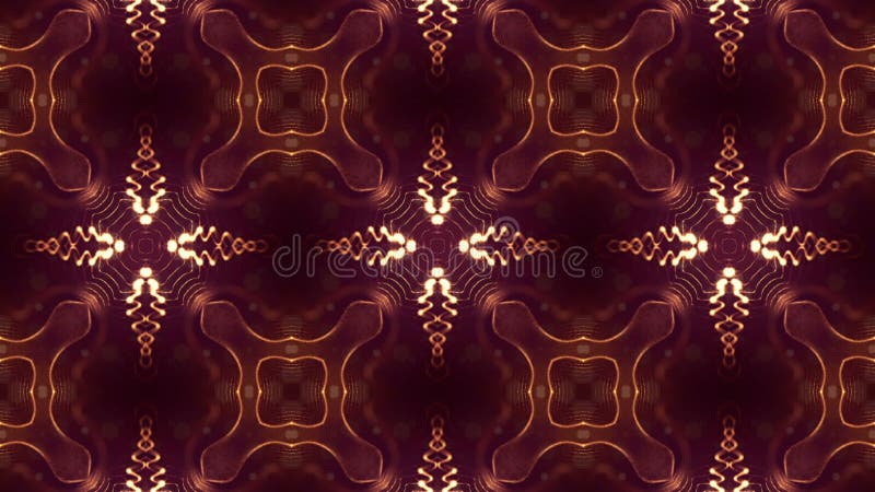 Gold Loopable Abstract Particle Background With Depth Of Field Glow Sparkles Of Lights And