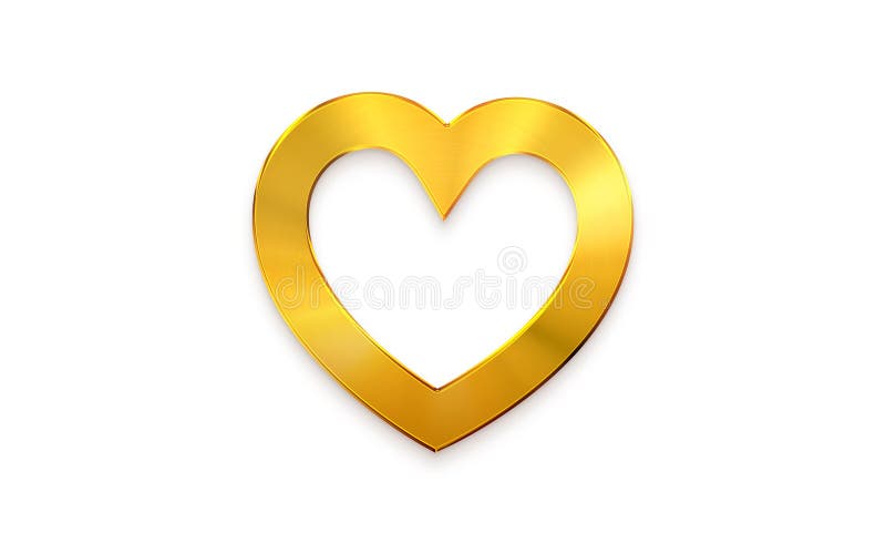 Gold Love stock illustration. Illustration of valentines - 262476161