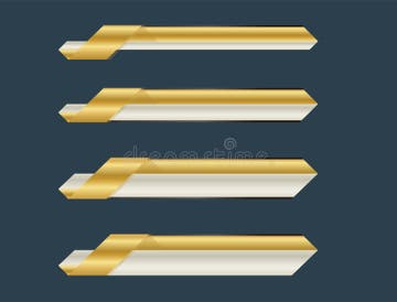 Gold Lower Third Stock Illustrations – 83 Gold Lower Third Stock ...