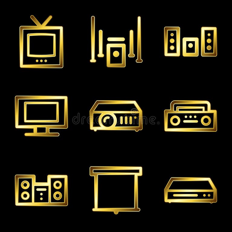 Gold Icons Web Stock Illustrations – 25,305 Gold Icons Web Stock ...