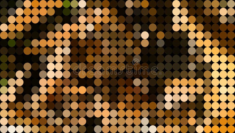Dot Matrix Colorful Abstract Art Background Stock Illustration ...