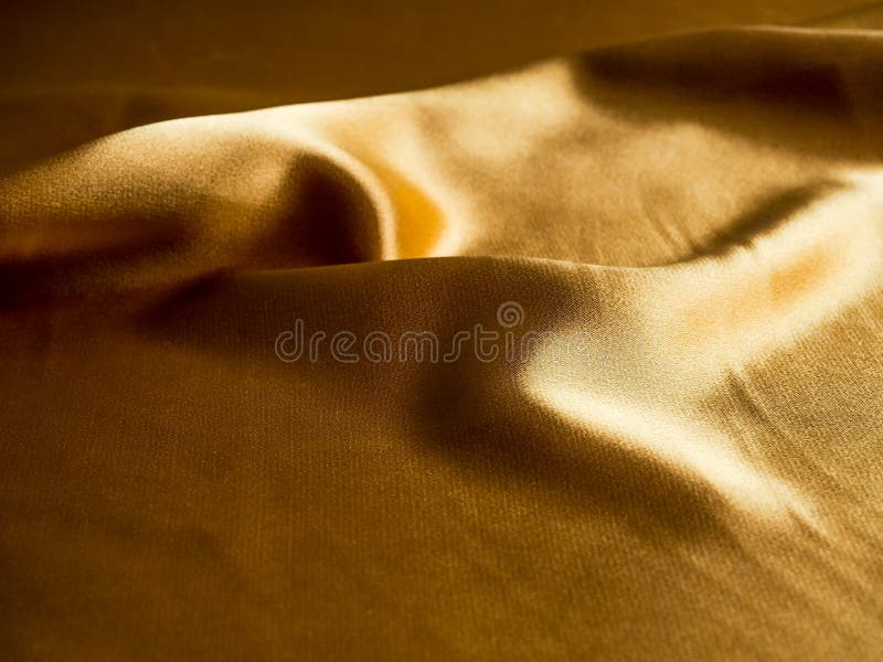 Gold Luxury Satin Fabric Texture For Background Smooth Elegant Dark