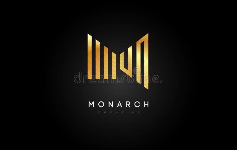 Gold M Logo. M Letter Icon Design Vector Stock Vector - Illustration of ...