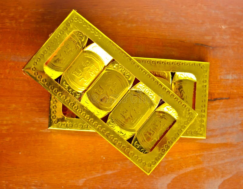 Gold made of paper stock photo. Image of paper, happy - 91193356