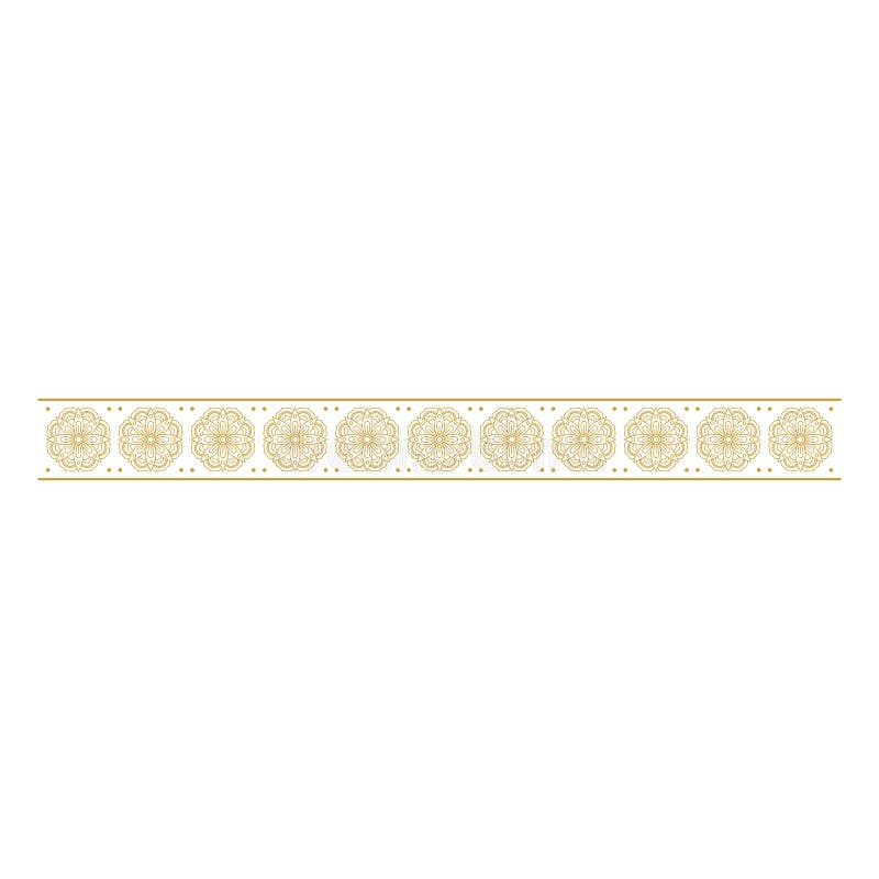 Gold Mandala Frame Decorative Vector Design Stock Illustration ...