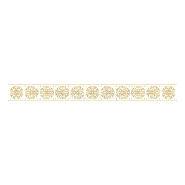 Gold Mandala Frame Decorative Vector Design Stock Illustration ...