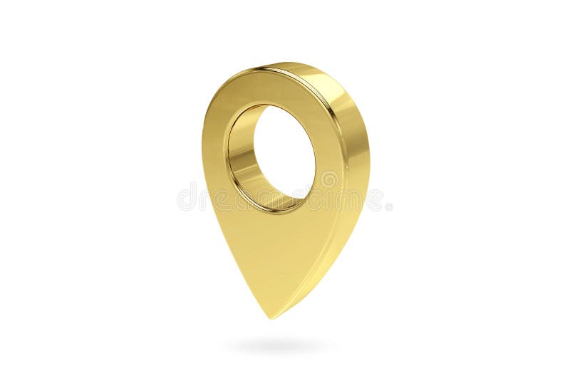 Location Icon 3d Gold Map Stock Illustrations – 711 Location Icon 3d ...