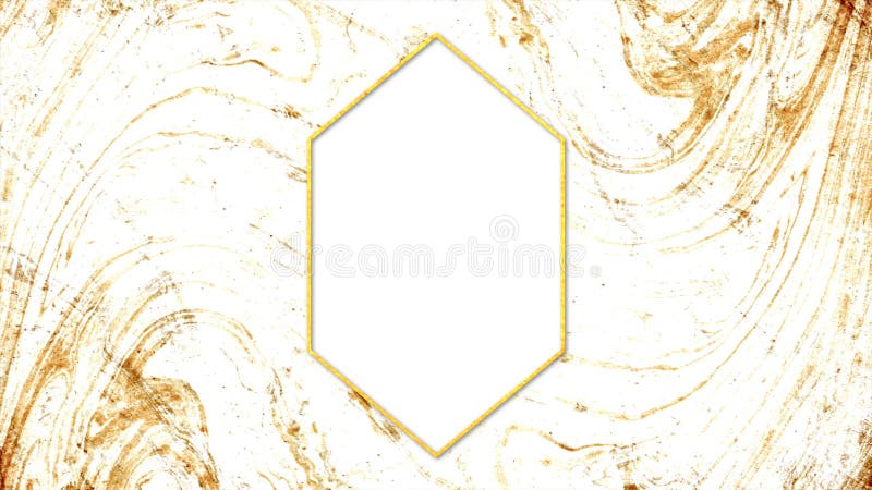 Gold Marble Effect and Frame Stock Footage - Video of curve, backdrop ...
