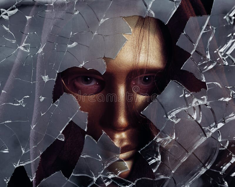 Gold mask stock photo. Image of ghost, horror, person - 23525892