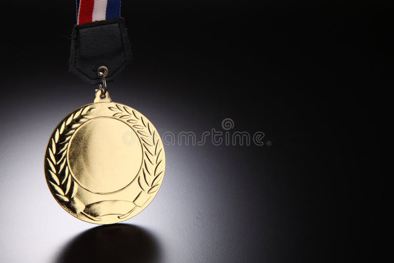 Gold medal stock image. Image of achievement, place, prize - 84076795