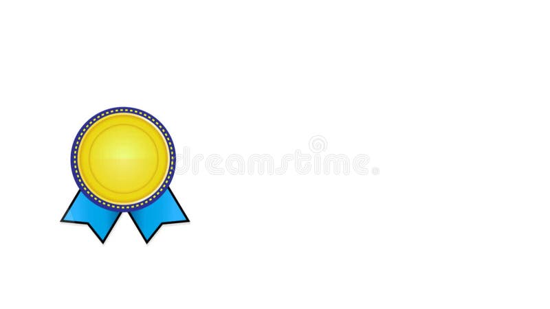 Gold Medal Trophy with Laurel Wreath in Stadium Stock Video - Video of ...