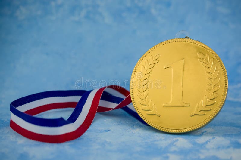 Medal with ribbon stock image. Image of metal, ideas - 35927981