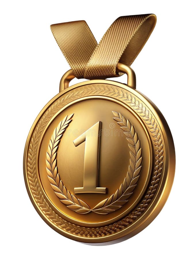 Big Gold Medal Stock Illustrations – 522 Big Gold Medal Stock ...