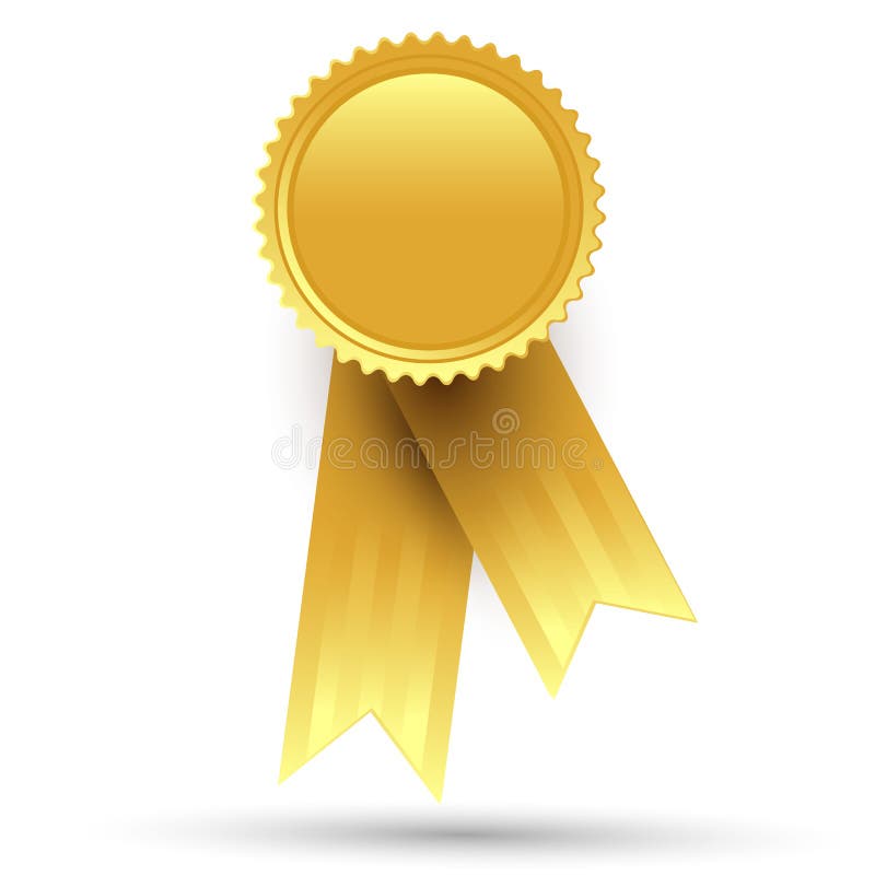 Gold Medal Horizontal Ribbon Stock Illustrations – 665 Gold Medal ...
