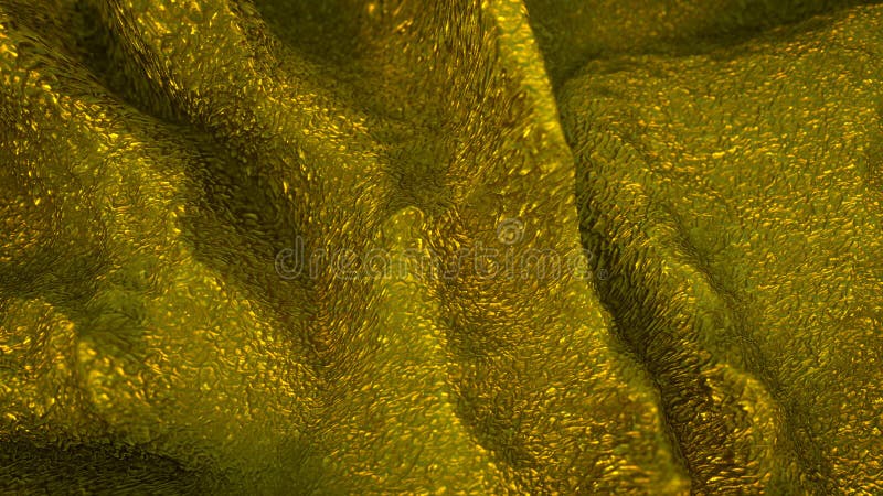 Gold Melting 3D Render Illustration Stock Illustration - Illustration ...