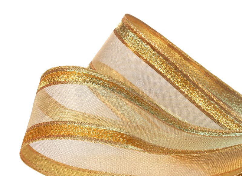 Gold mesh ribbon stock image. Image of season, golden - 21118995