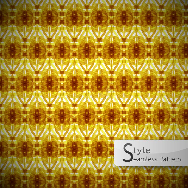 Gold Mesh Rope Ribbon Geometric Seamless Pattern Vector Illustration ...