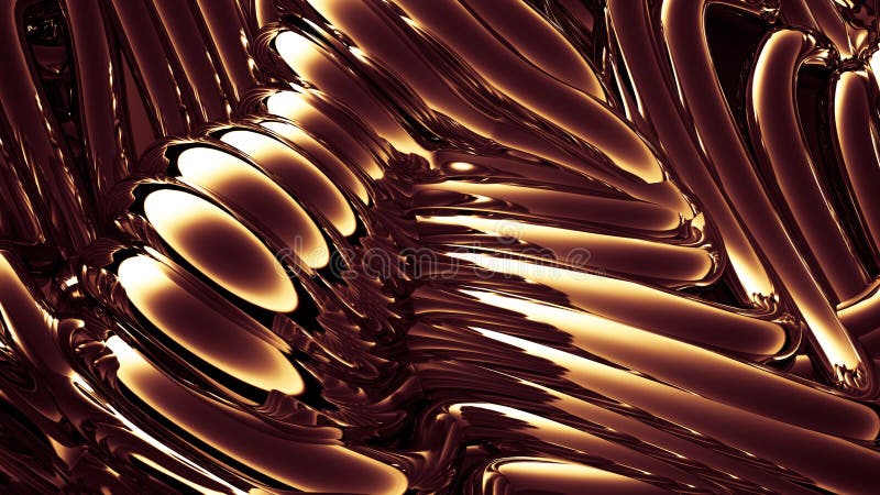 Gold Metal Background. 3d Illustration, 3d Rendering Stock Illustration ...
