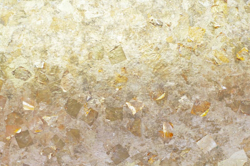 Gold Metal Plate Texture Spreading on Empty Space Stock Image - Image ...
