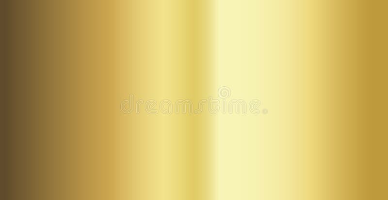 Gold Metal Plating Industry Panoramic Metal Texture with Glare - Vector ...