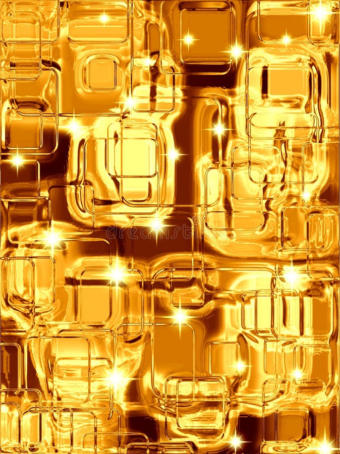 Gold metal squares stock illustration. Illustration of squares - 13237027