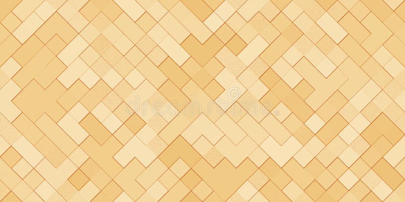 Gold Metal Squares Texture. Seamless Golden Pattern Stock Illustration ...