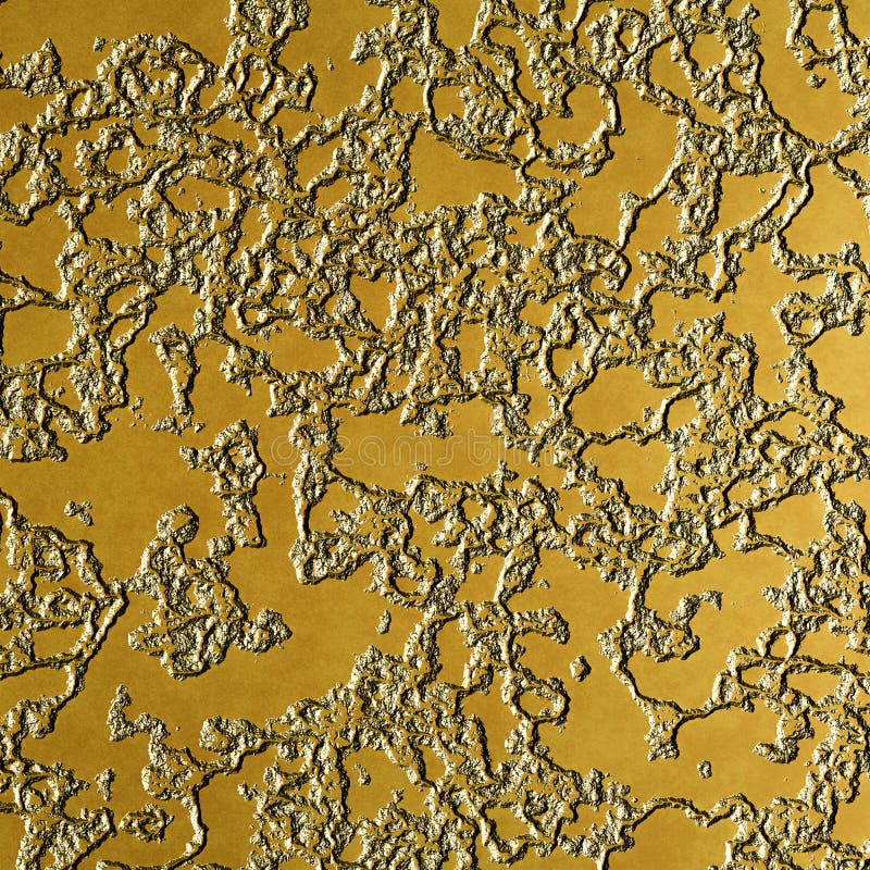 Gold Metal Surface with the Roughness and Texture of the Bark Stock ...