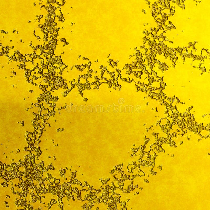 Gold Metal Surface with the Roughness and Texture of the Bark Stock ...