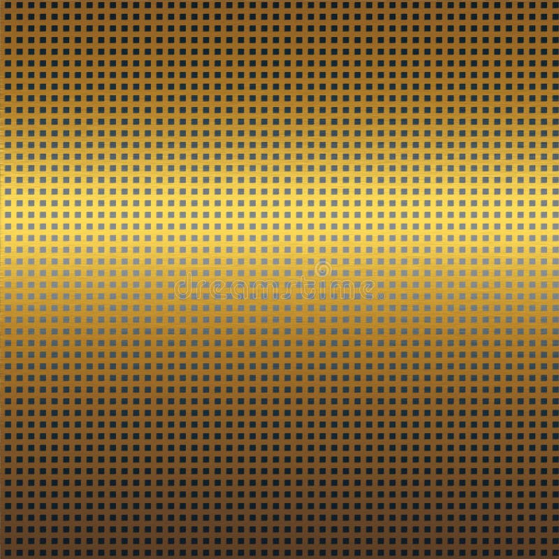 Gold Metal Texture Background with Black Grid Seamless Pattern Stock ...